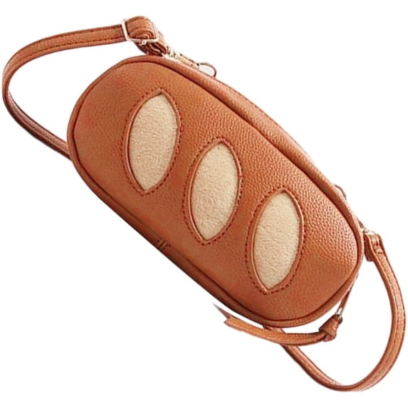 Bread-Shaped Crossbody Bag, Creative Cute Shoulder Bag, Cartoon Coin ...