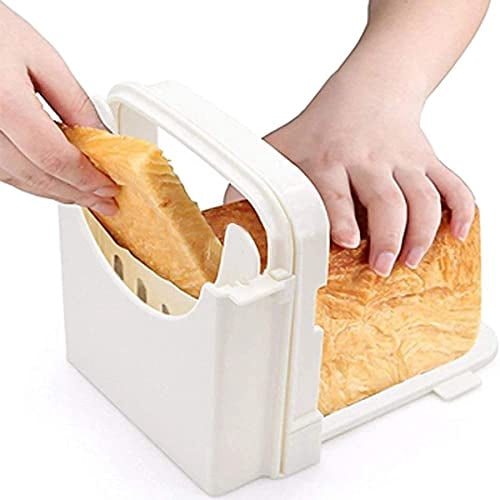 Bread Slicer Foldable Toast Slicer Adjustable Toast Loaf Slicing ...