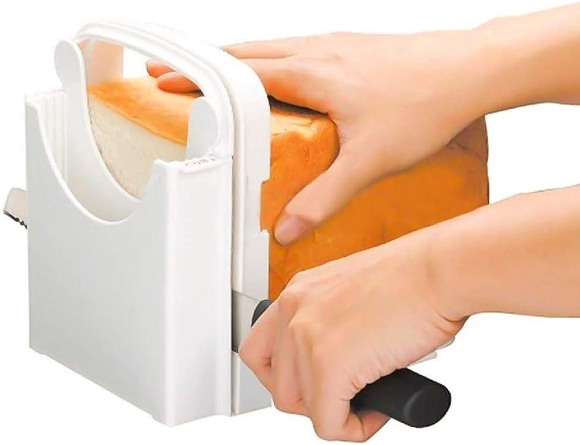 Bread Slicer For Homemade Bread, Adjustable Toast Cutting Guide ...