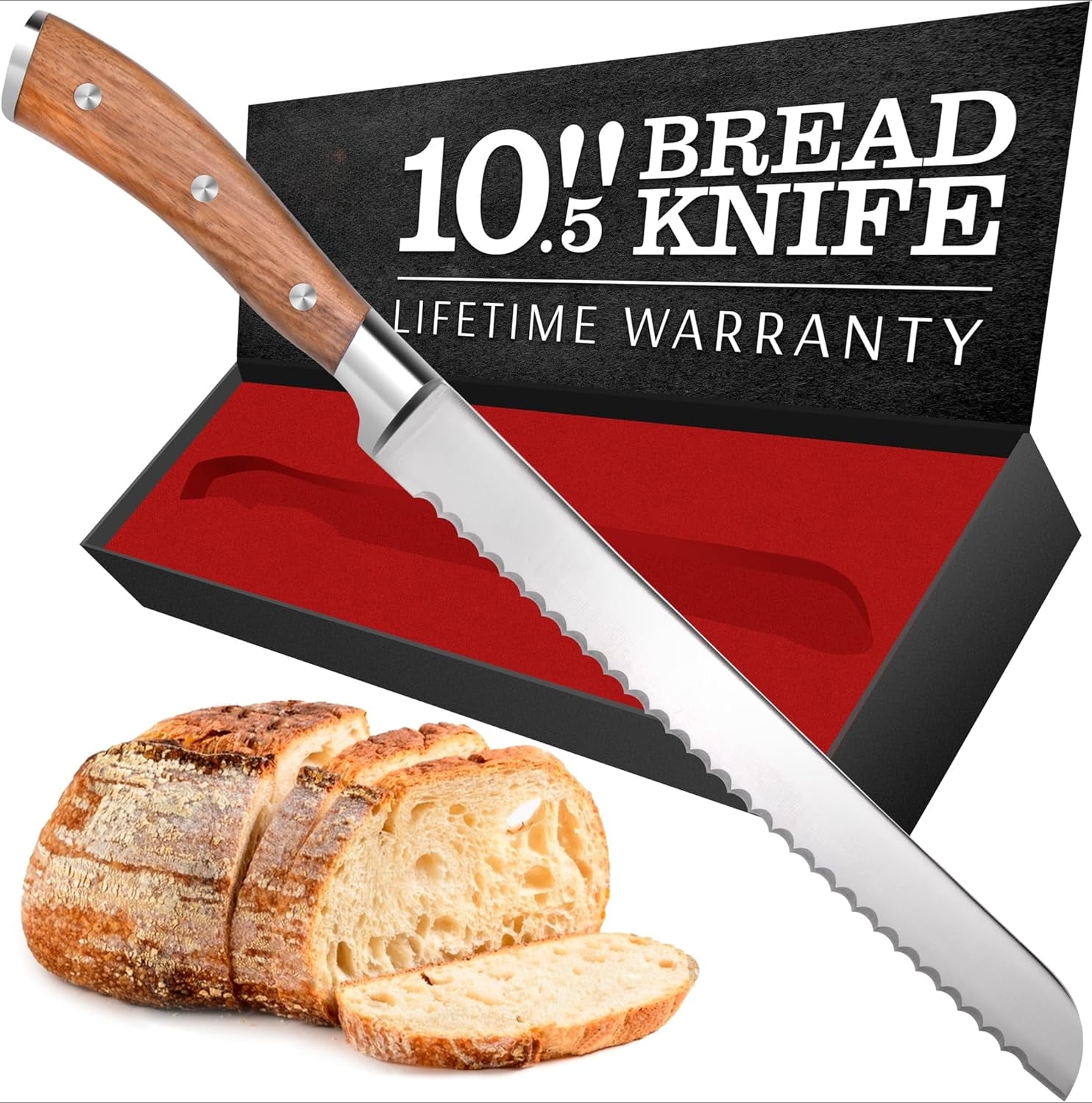 Bread Slicer for Homemade Bread – Manual Bread Cutter & Sourdough Bread ...