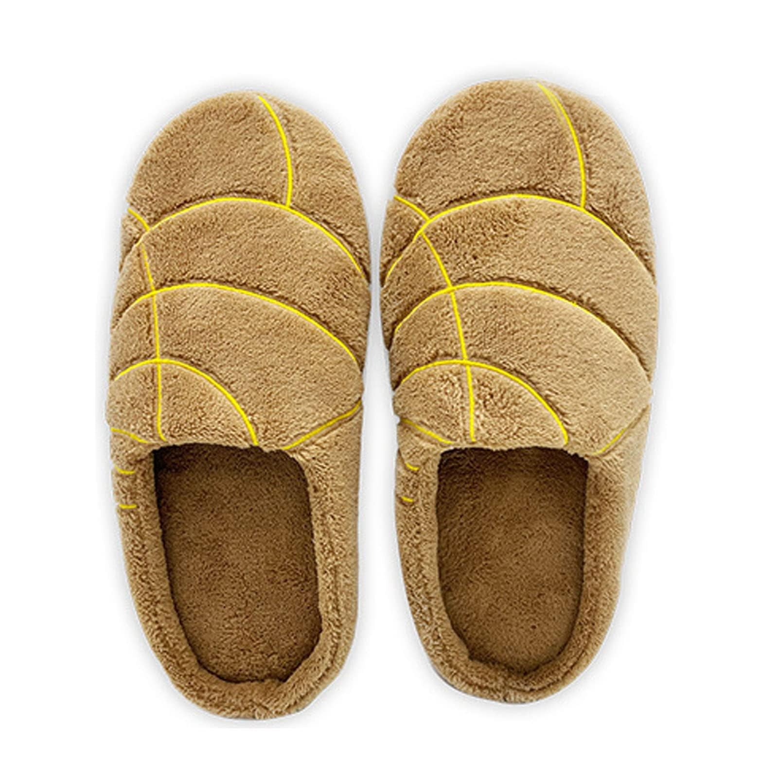 Bread Slippers Cute Furry Slides Indoor House Home Shoes For Women Men ...