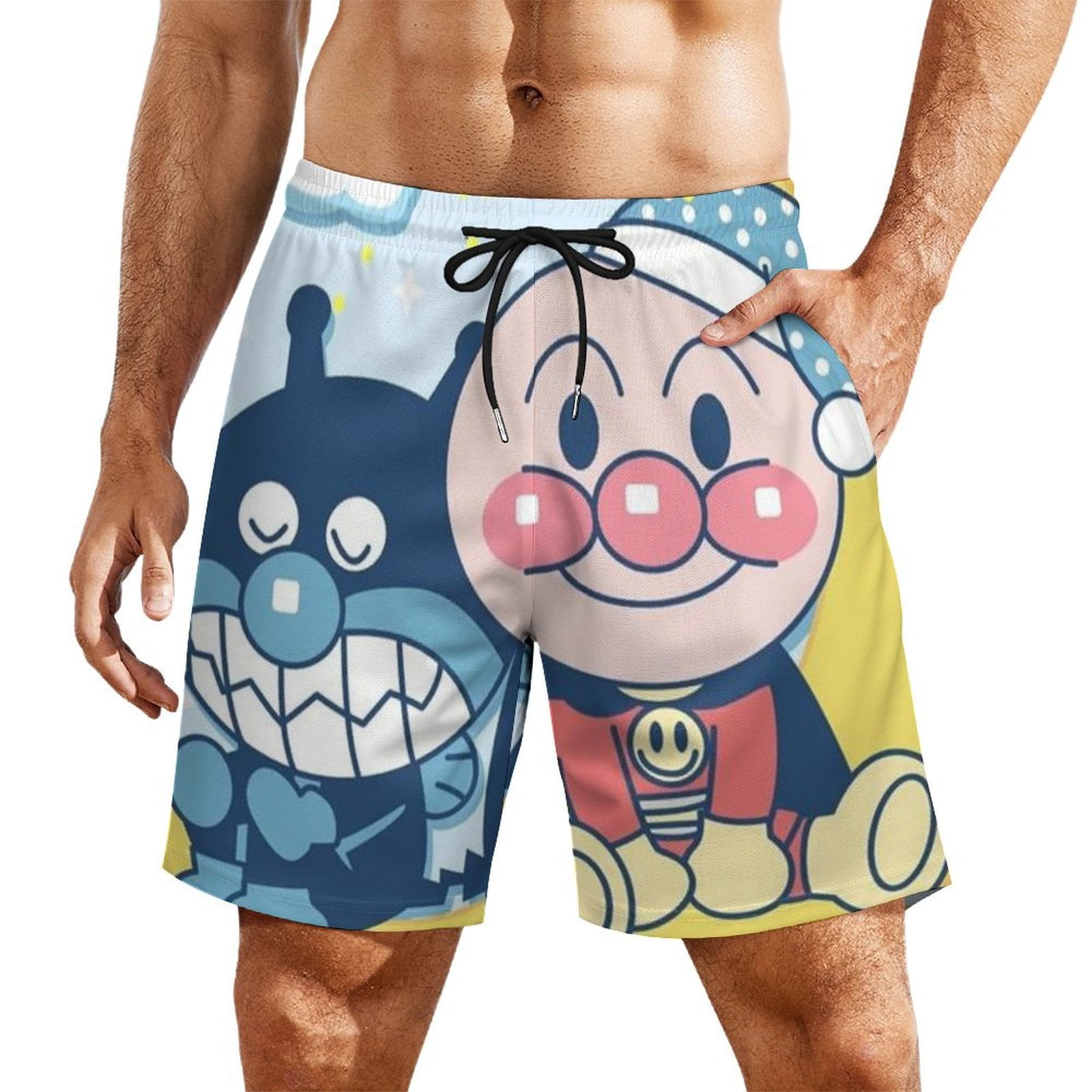 Bread Superman Men's Swim Trunks Beach Compression Iiner Shorts Quick ...