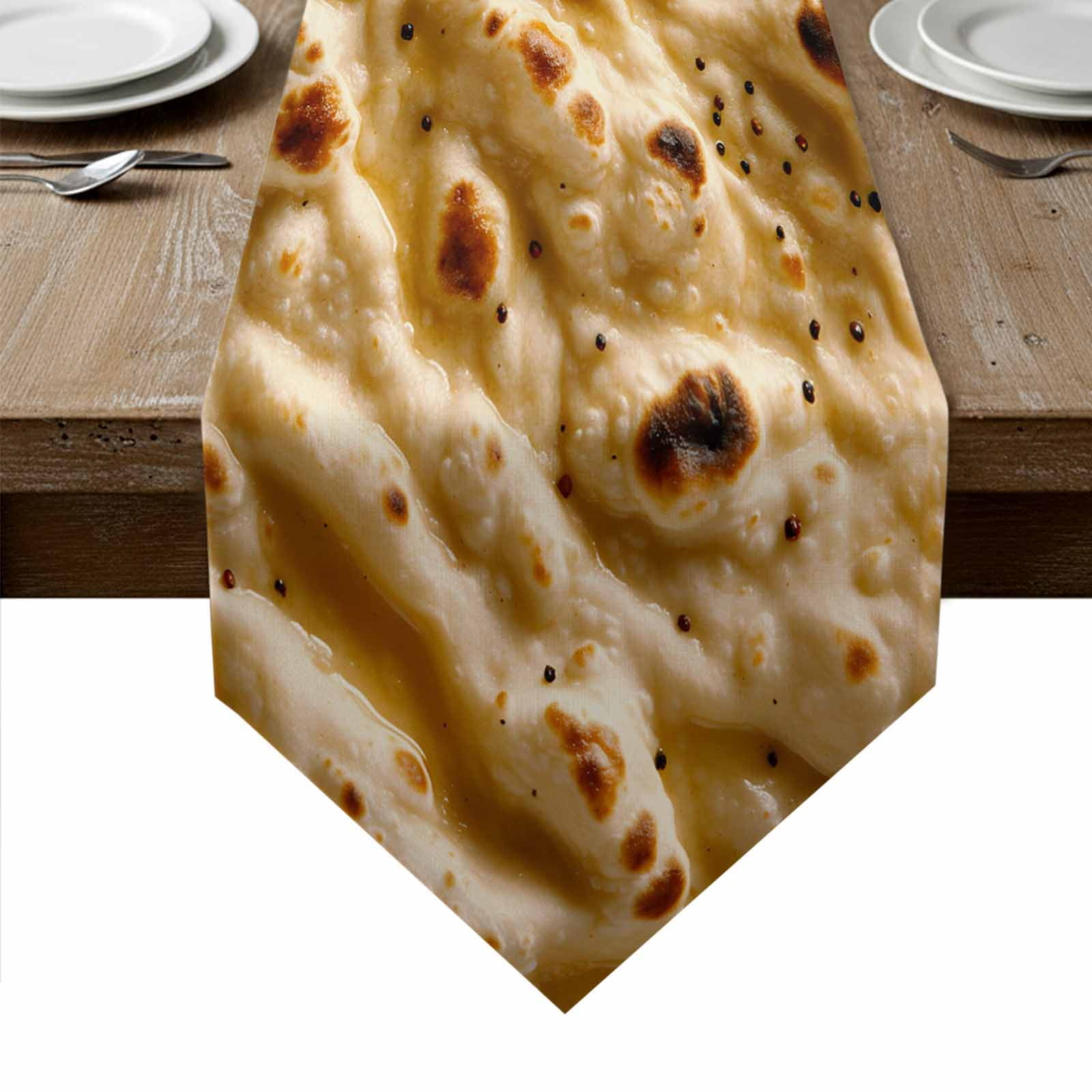 Bread Table Runner Linen Burlap Table Runner 72 Inches Long Farmhouse ...