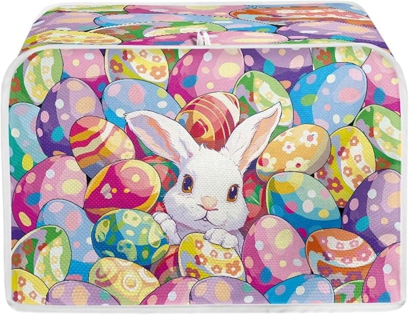 Bread Toaster Cover 4 Slice, Anti-Sputtering Bread Maker Cover Bakeware ...