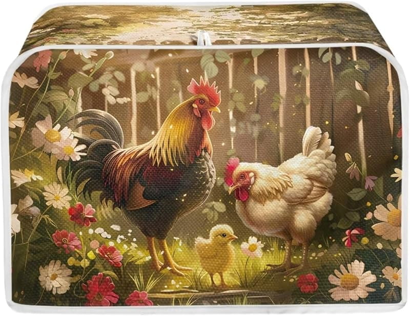 Bread Toaster Cover 4 Slice, Anti-Sputtering Bread Maker Cover Bakeware ...