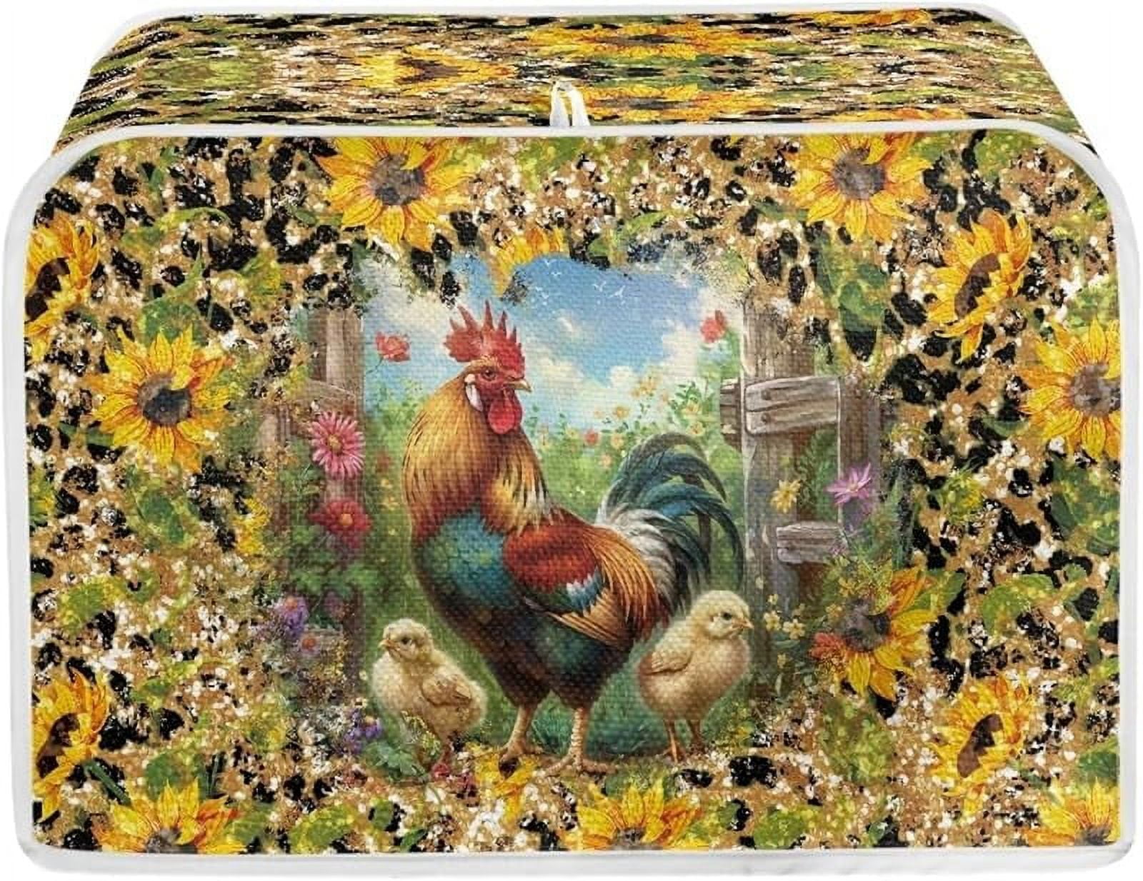 Bread Toaster Cover 4 Slice, Anti-Sputtering Bread Maker Cover Bakeware ...