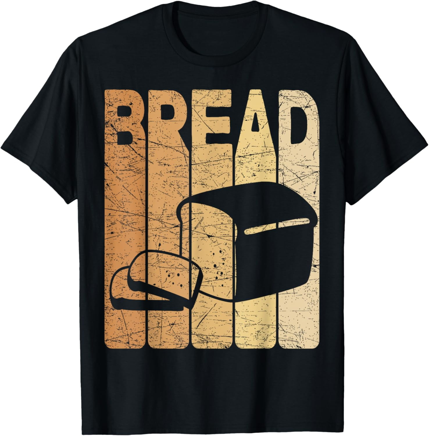 Bread Vintage Bread Baking Retro Baker Humorous and funny T-Shirt ...