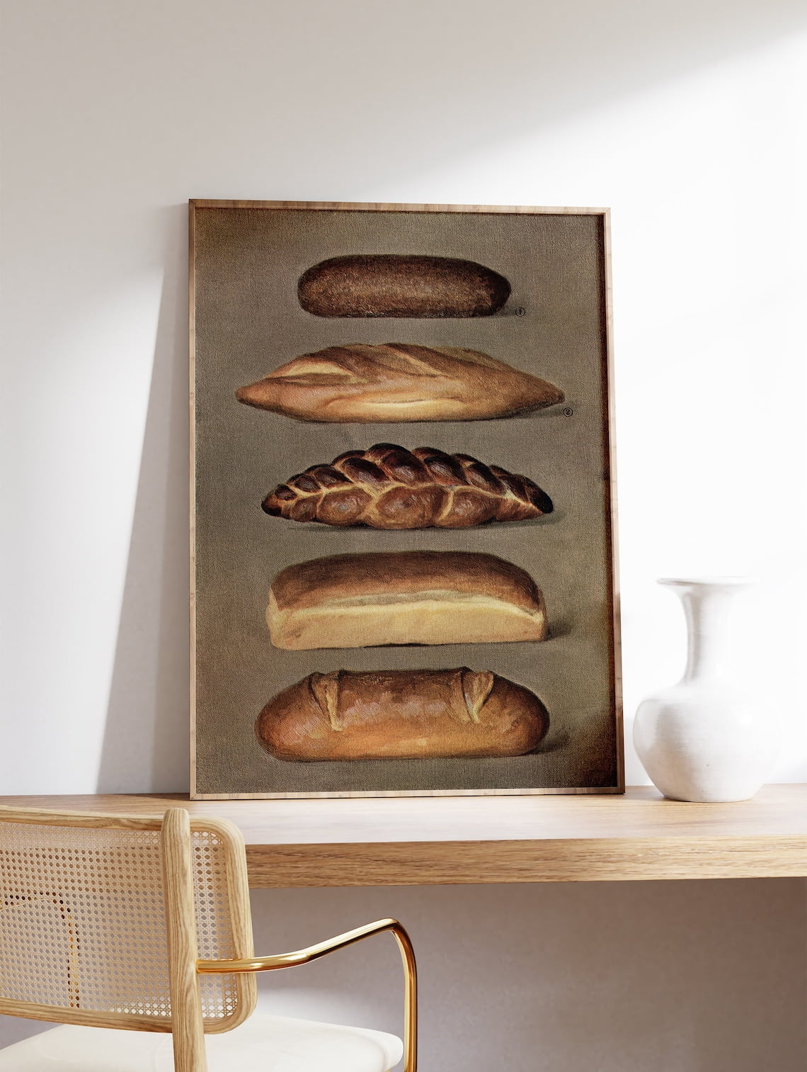Bread Wall Art, Kitchen Poster, Food And Drink Decor, Kitchen Art ...
