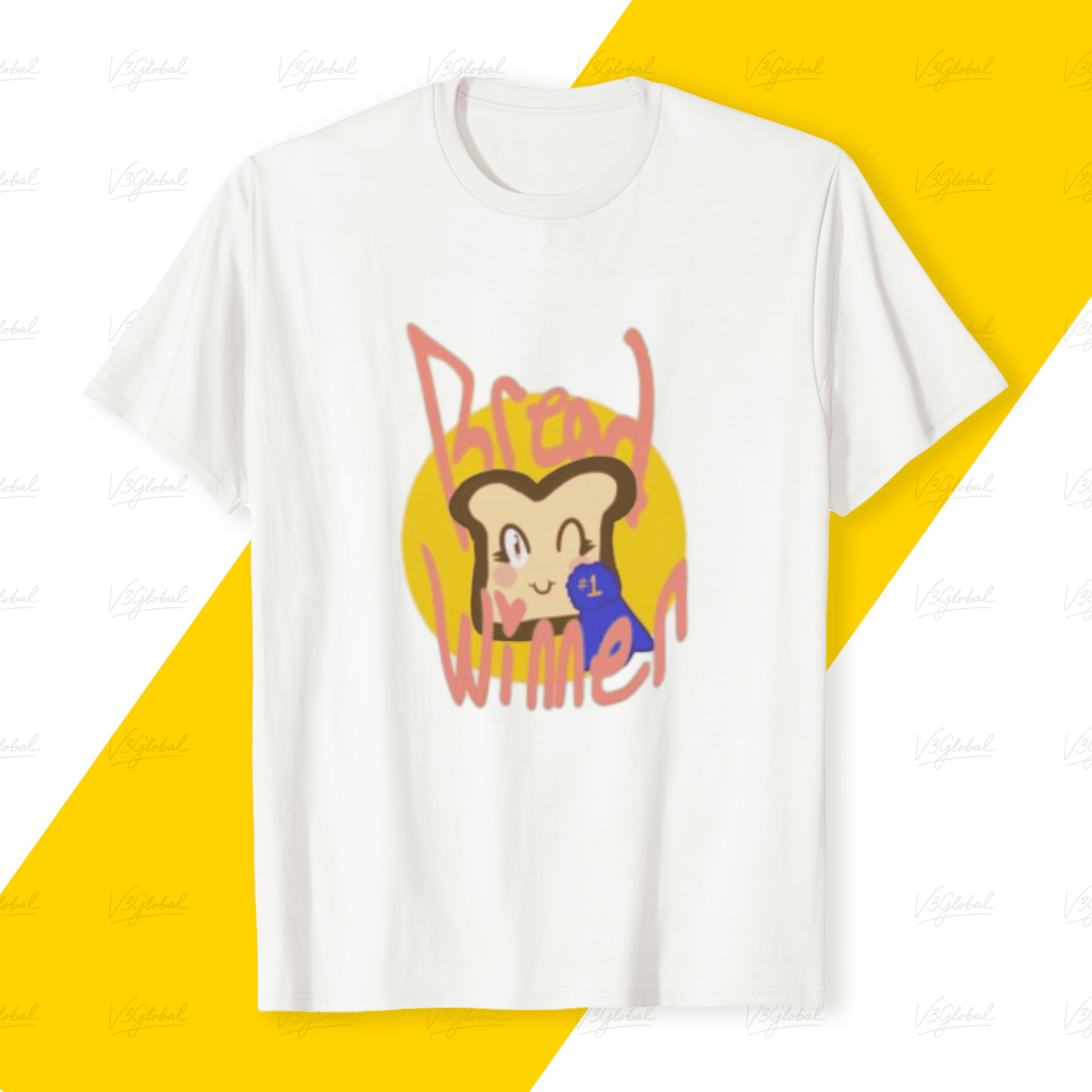 Bread Winner Funny Motivational Pun Quote Graphic Unisex T-Shirt, up to ...