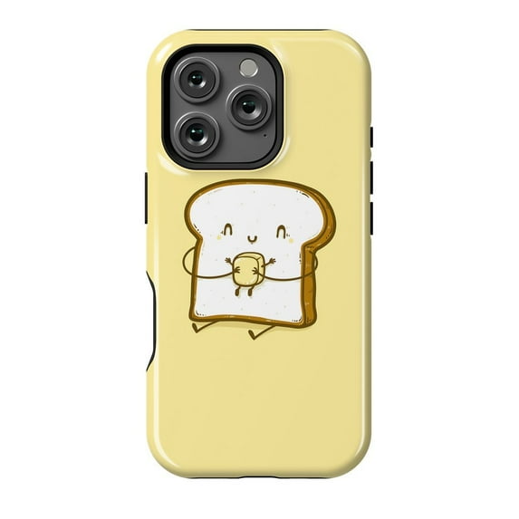Bread and Butter Funny Food Couple Art iPhone Tough Case with iPhone 17 ...