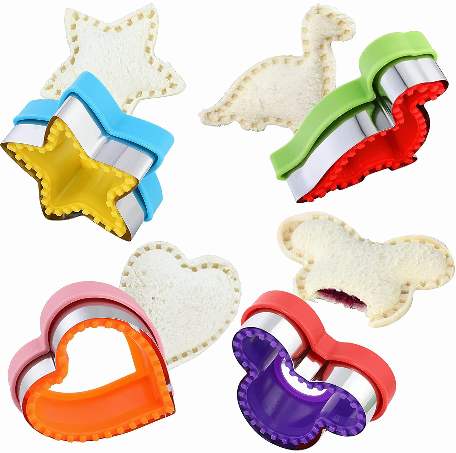 Bread sandwich demolder, pancake maker, children's homemade cookie mold ...