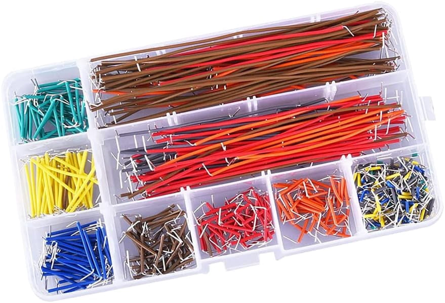 Breadboard Jumper Wire Kit 14 Lengths Assorted Jumper Wires for Solder ...