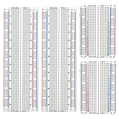 Breadboards, 2Pcs 830 Point and 2Pcs 400 Point Solderless Bread Board ...