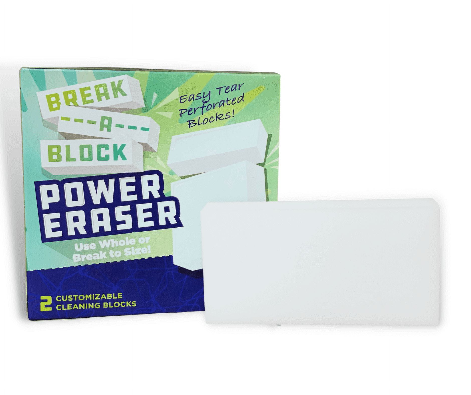 Break-A-Block Power Eraser Easy Tear Perforated Blocks, 2 Pack ...