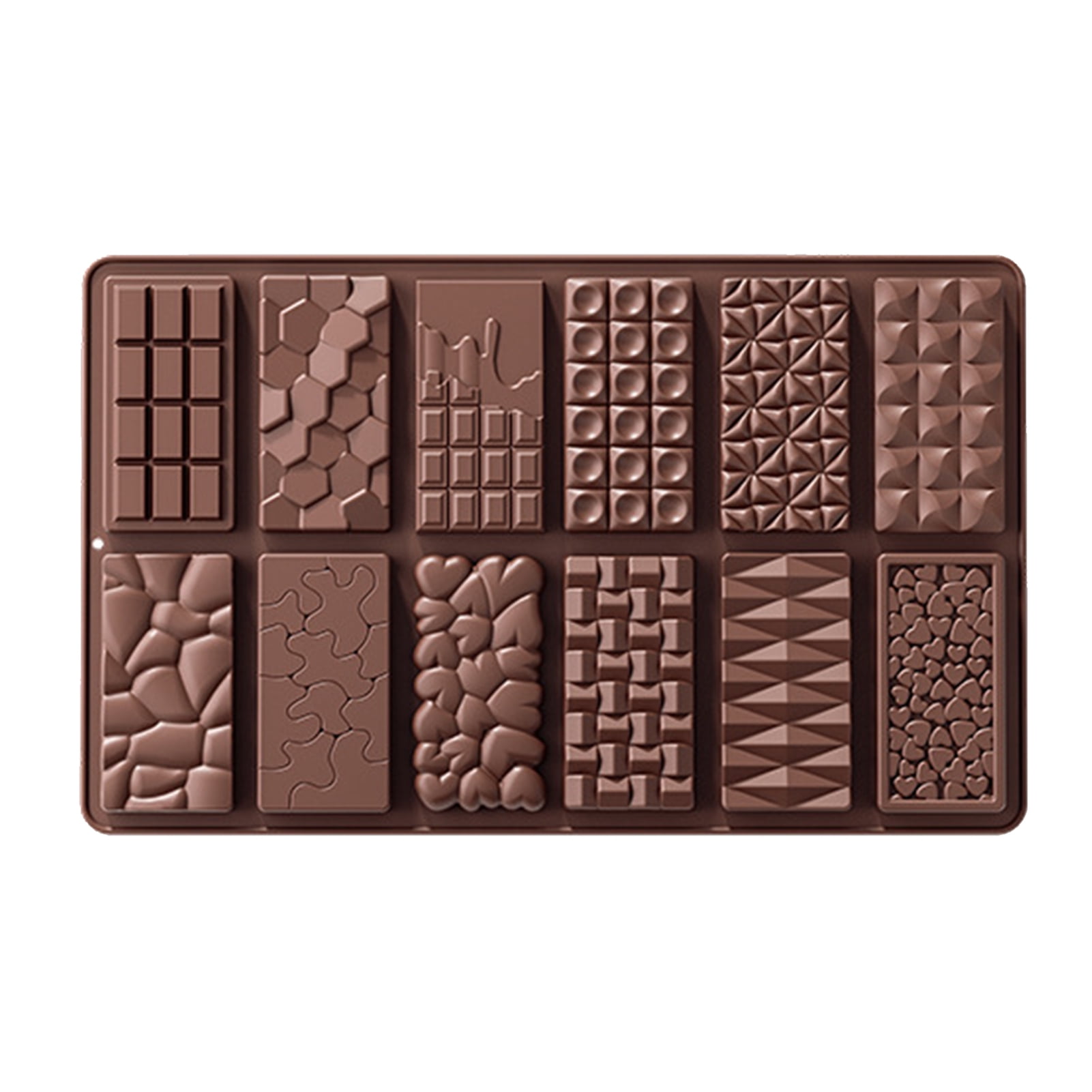 Break Apart Chocolate MoldsSilicone Chocolate Molds BarNon Stick Candy ...
