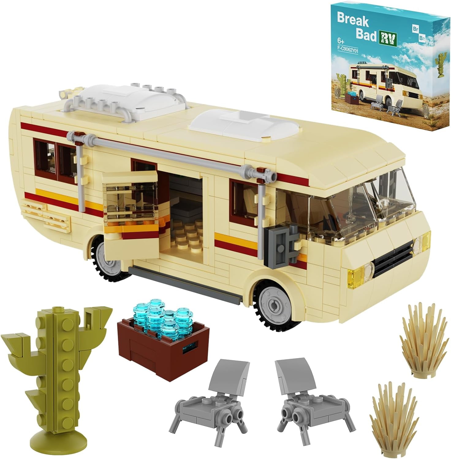 Break Bad Rv Car Building Set, Compatible with Lego Rv, Break Bad The ...