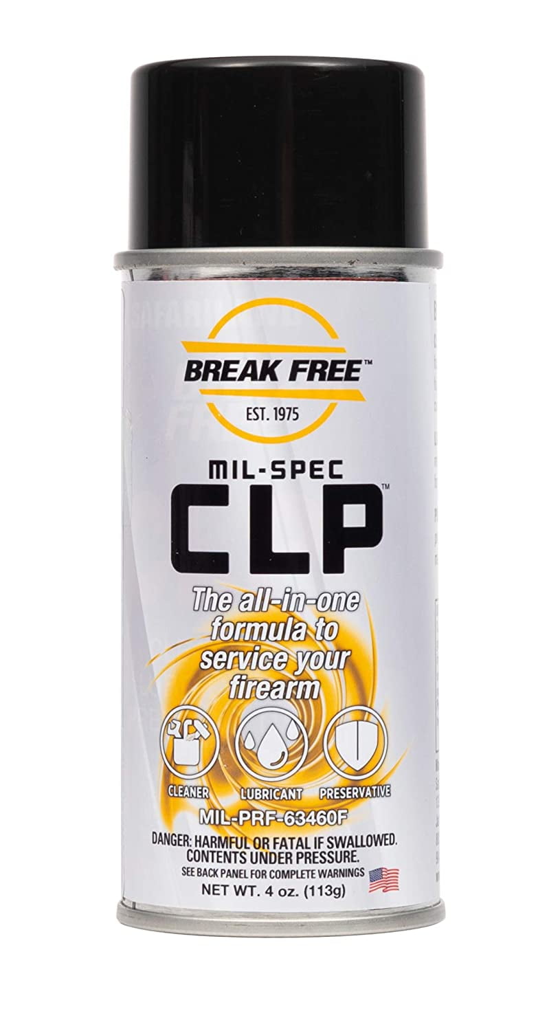 Break Free CLP2100 Cleaning Lubricant Aerosol Spray, No Residue, 4 oz ...