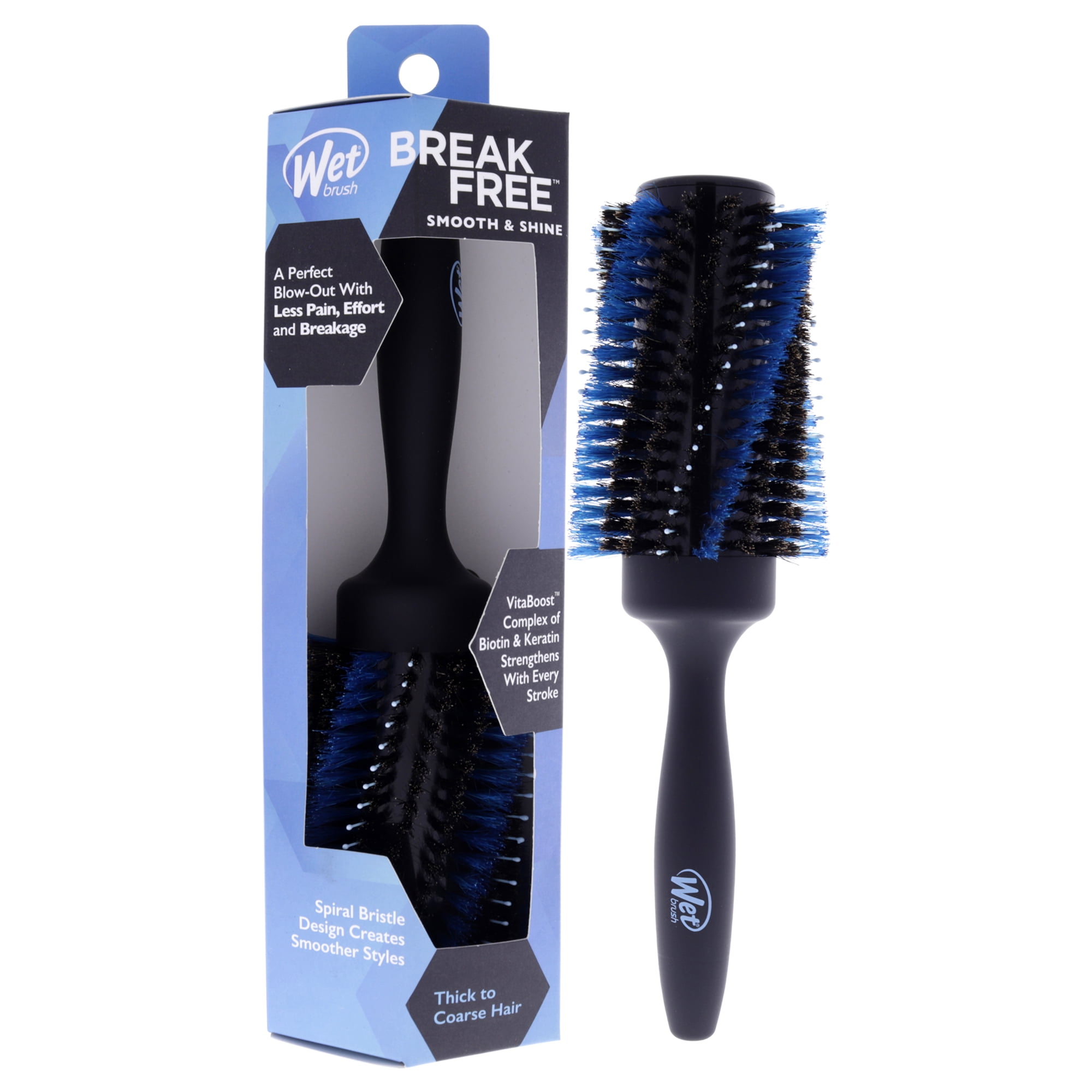 Break Free - Smooth & Shine Round Brush - Thick To Coarse Hair ...