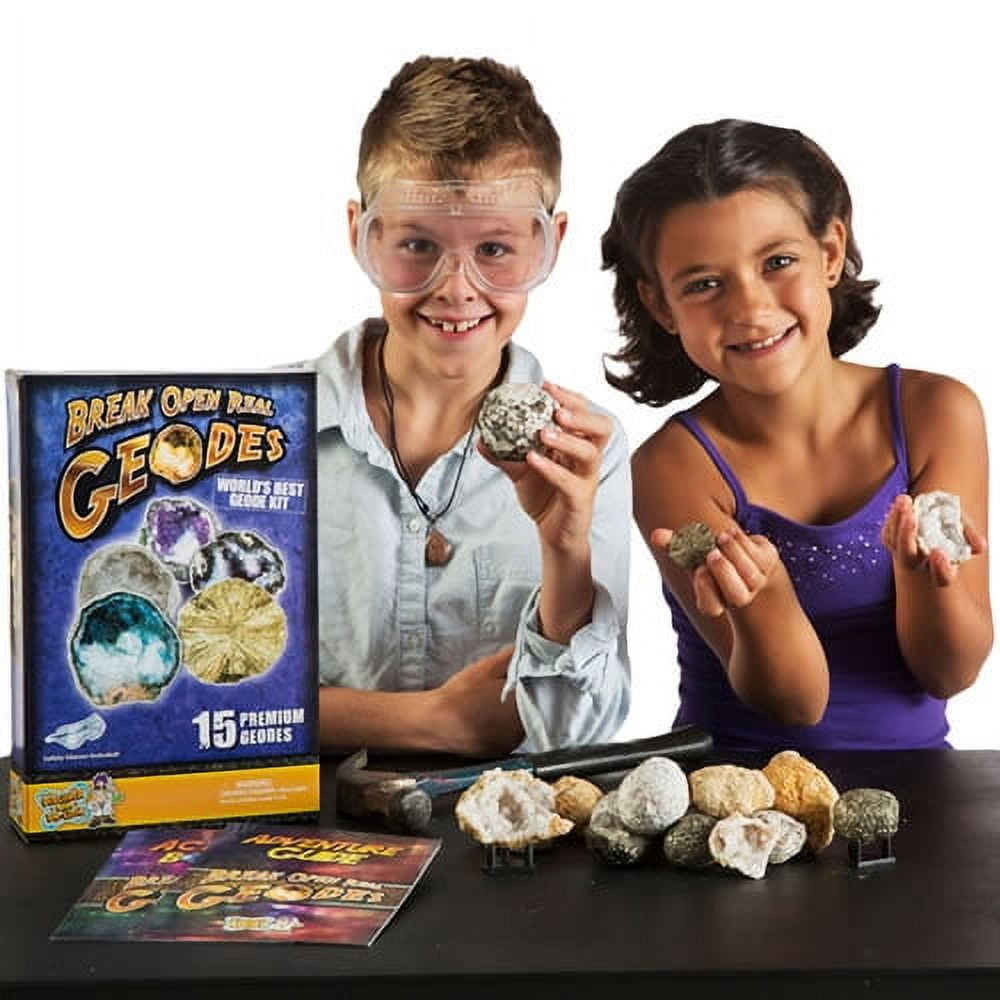 Break Open Real Geodes World's Best Geode Kit (15 Geodes) - Walmart.com