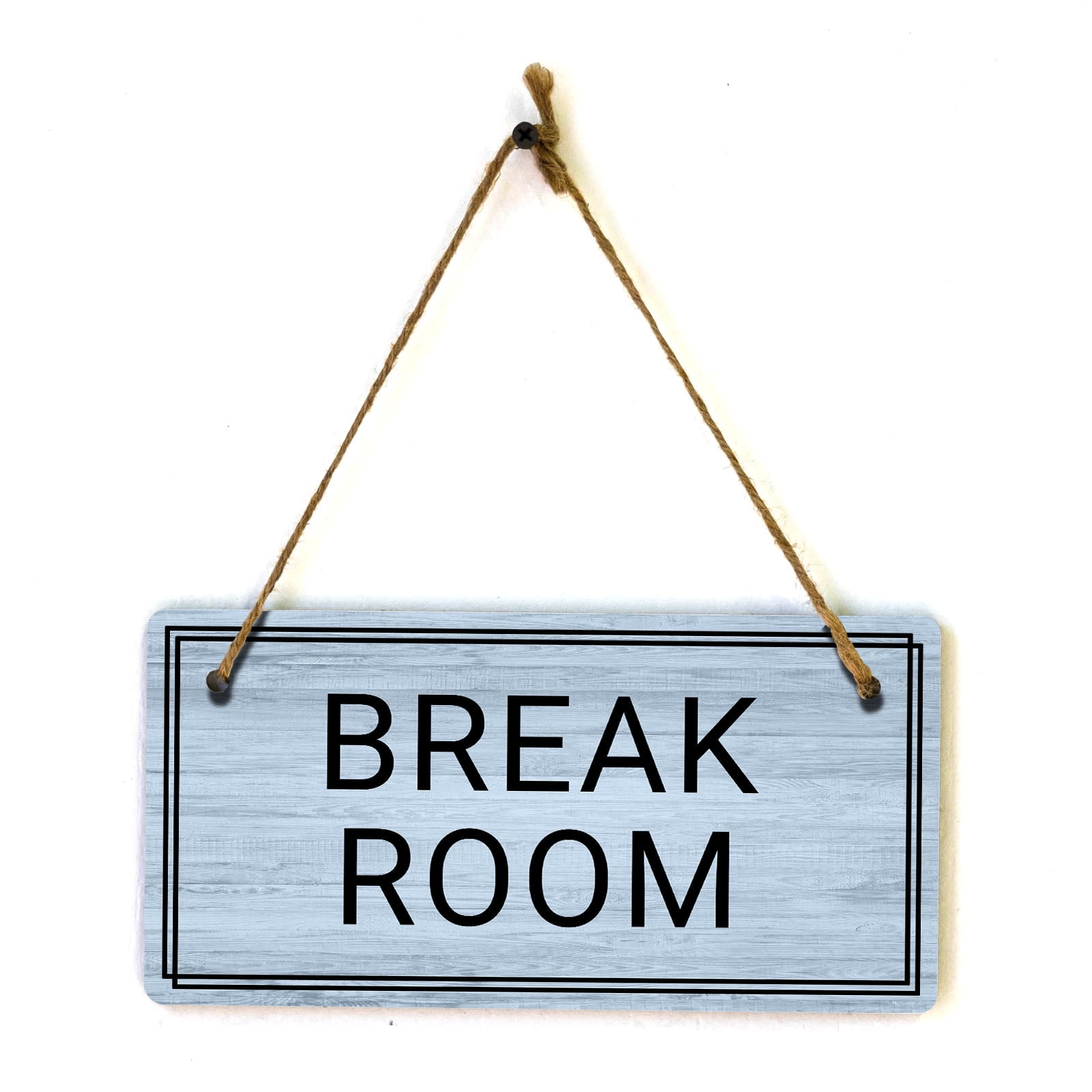Break Room 5x10 Hanging Plus Wall or Door Sign | Home & Office Decor ...