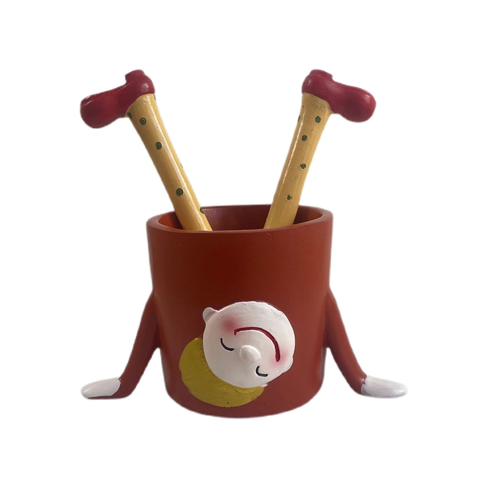 Break The With Resin Crafts Planters Upside Down Resin Ornaments Girl ...