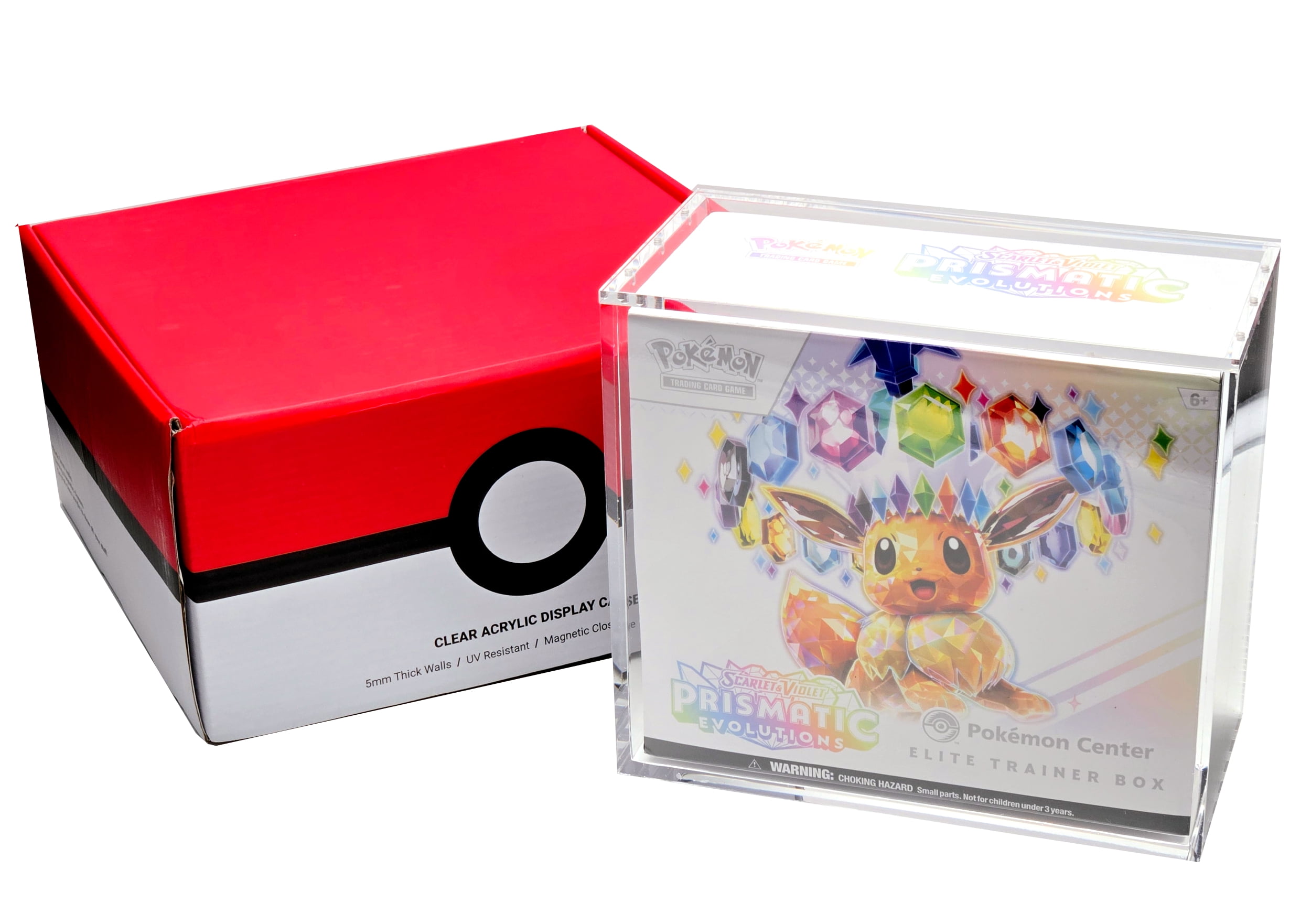 Break Tradition Clear Acrylic Display Case for Pokemon Elite Trainer ...