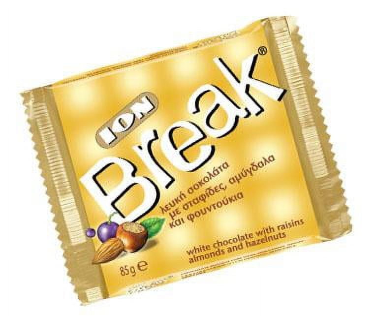 Break White Chocolate with Raisins, Almonds and Hazelnuts (Ion) 85g ...