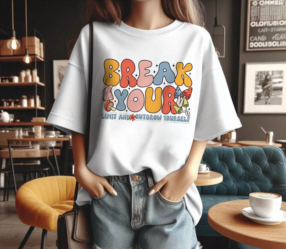 Break Your Limit And Outgrow Yourself , Motivation , Positive , Trendy ...