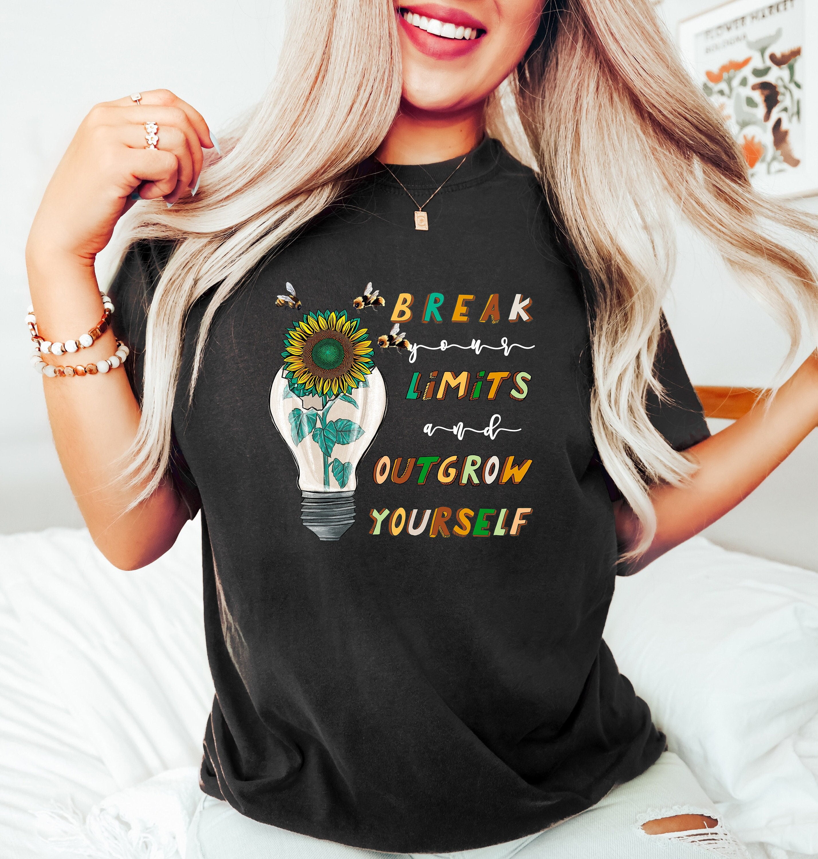 Break Your Limit And Outgrow Yourself Tee Mind Your Own Health Mental ...