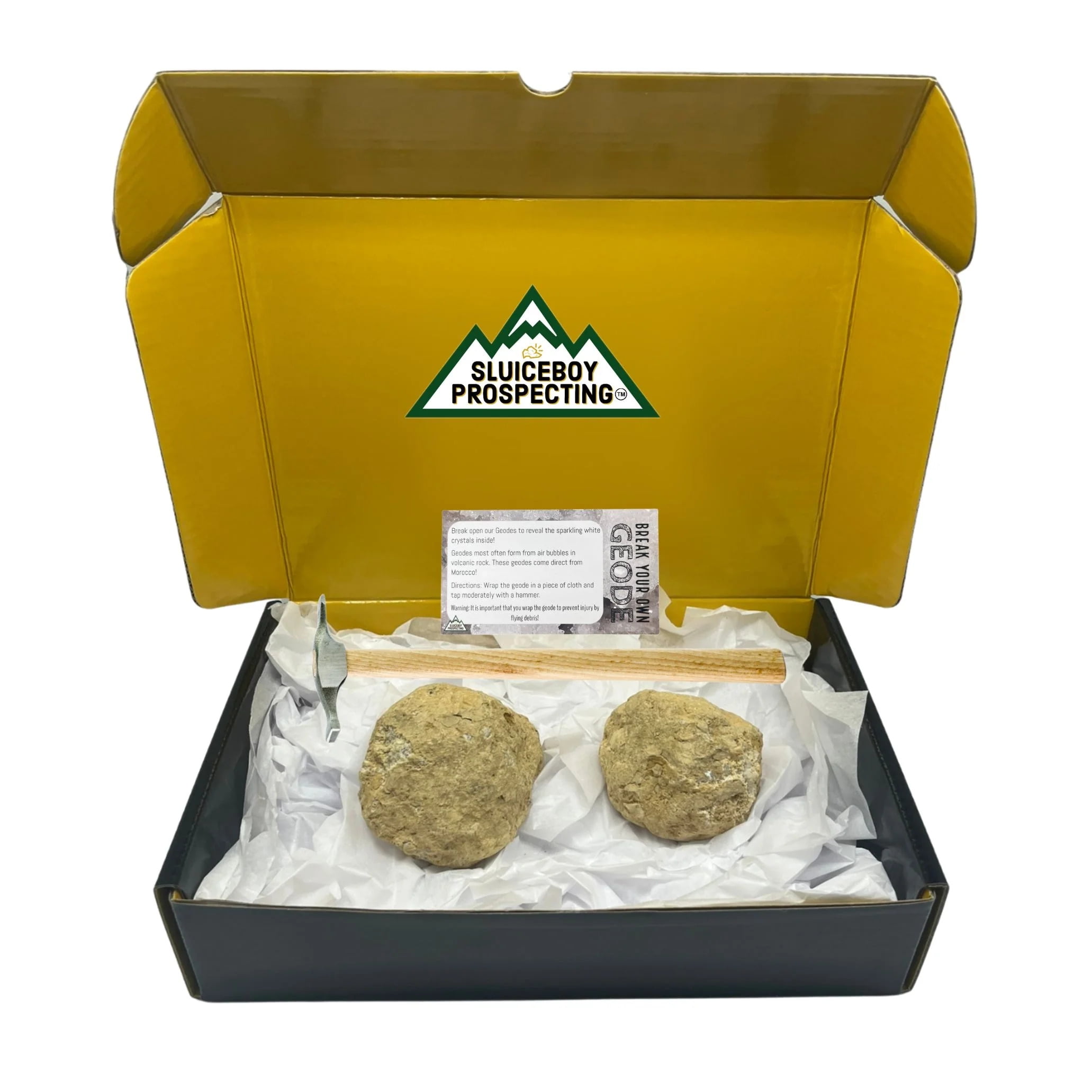 Break Your Own Geodes! BOX SET WITH HAMMER | Medium Size - Walmart.com