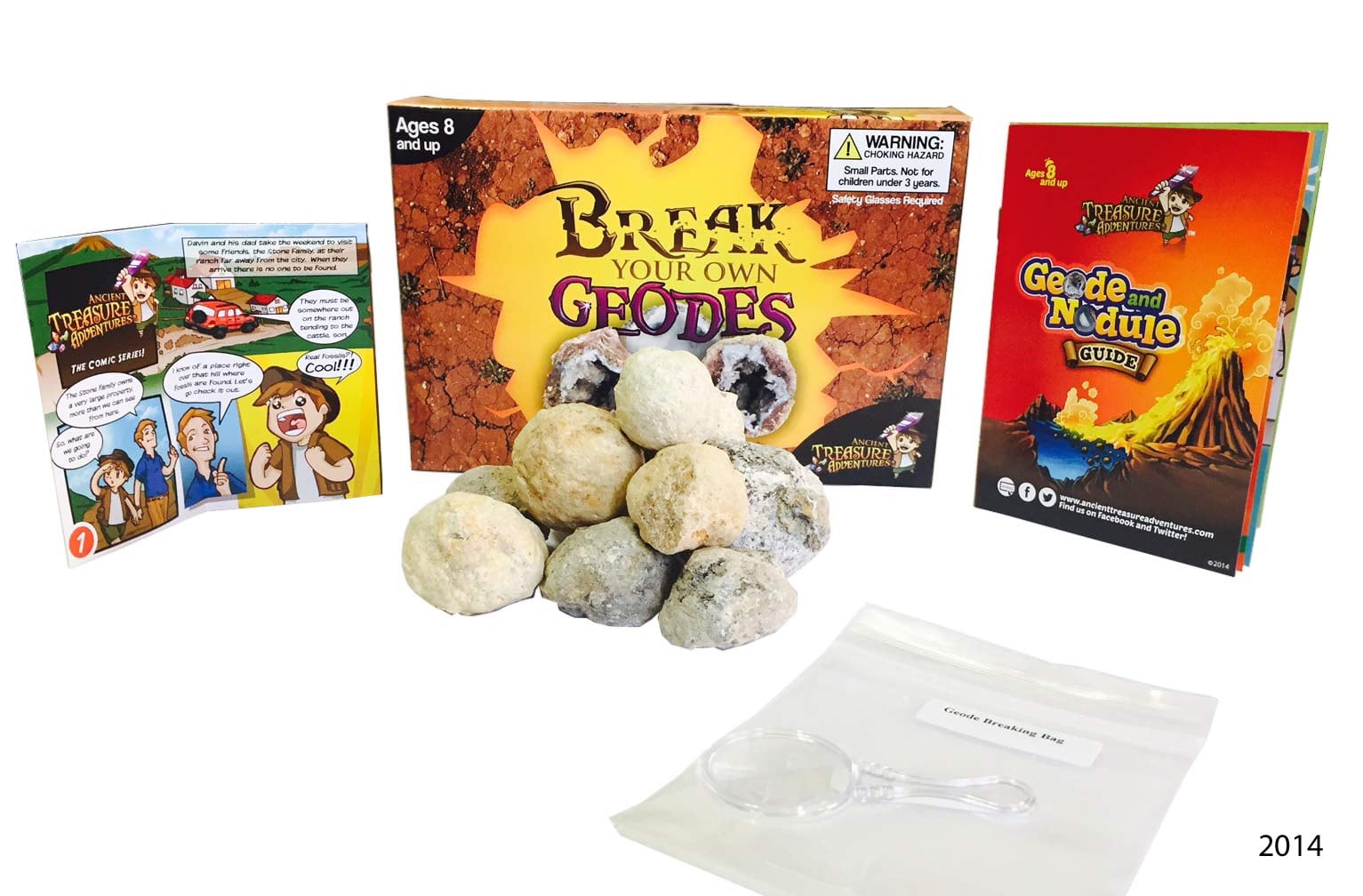 Break Your Own Geodes High Quality Kit 12 Whole Geodes - Walmart.com