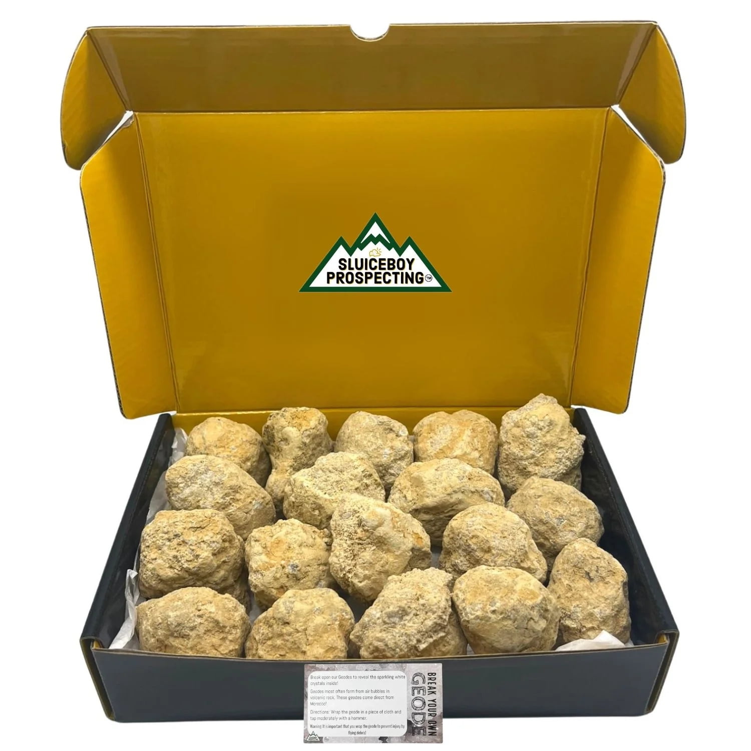 Break Your Own Geodes! IN BOX | Raw, Uncut Crystal Geode Specimens ...