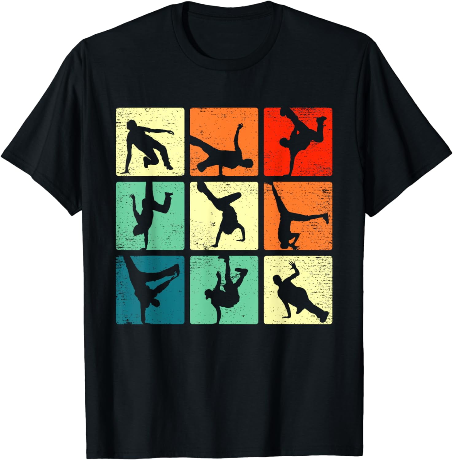 Break dancing shirt Bboy poses Retro Vintage Hip Hop Gift - Walmart.com