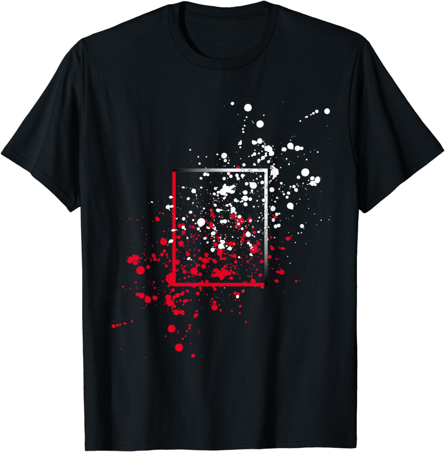 Break the Border Paint Splashed Border Decal T-Shirt - Walmart.com