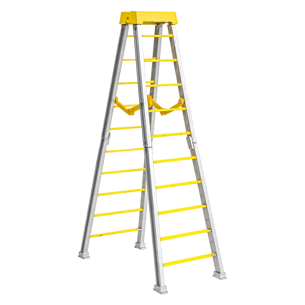 Breakable 10 Inch Yellow Ladder for WWE & AEW Wrestling Action Figures ...