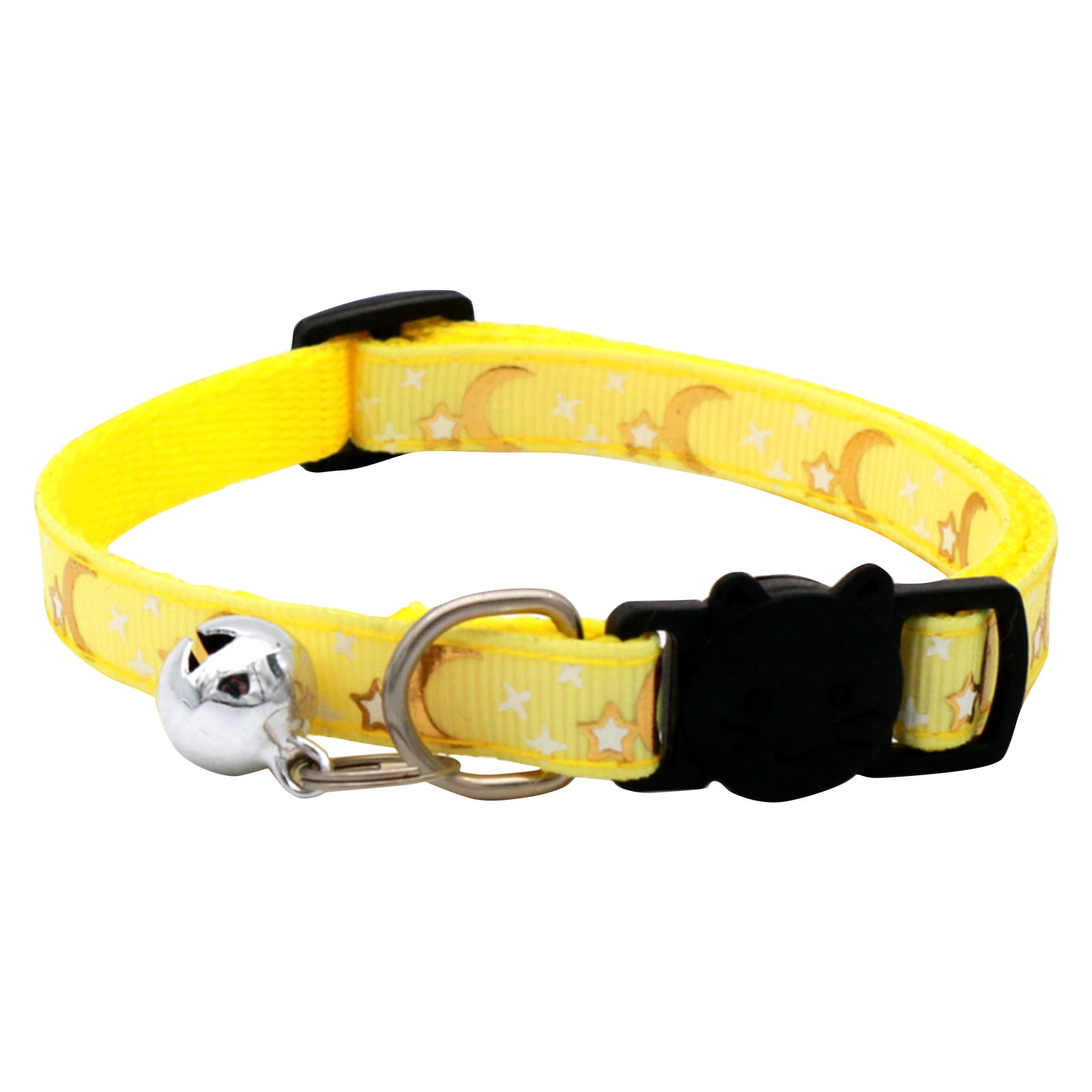 Breakaway Cat Collar With Bell Star Pendant, Cute Adjustable Safe ...