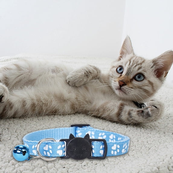 Breakaway Cat Collar with Colorful Woven Nylon Pet Neckband for Safe ...