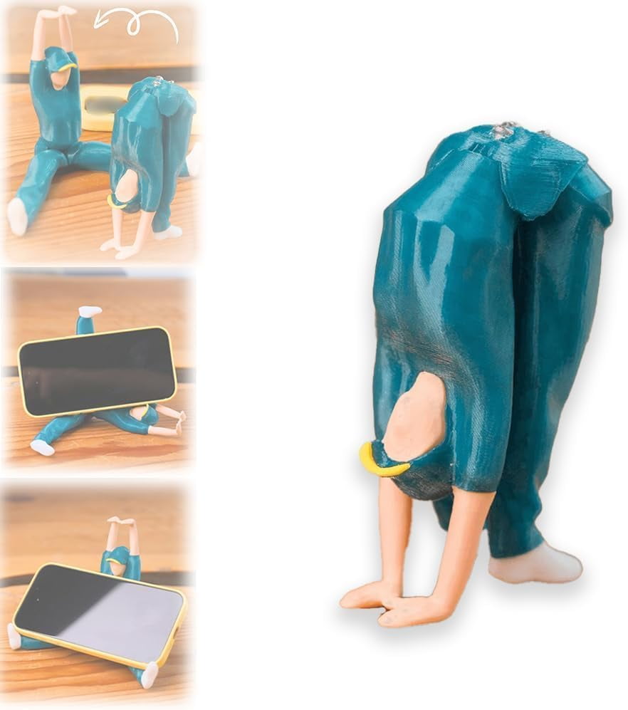 Breakdance Phone Holder, Breakdancer Phone Holder, Rotating Folding 3D ...