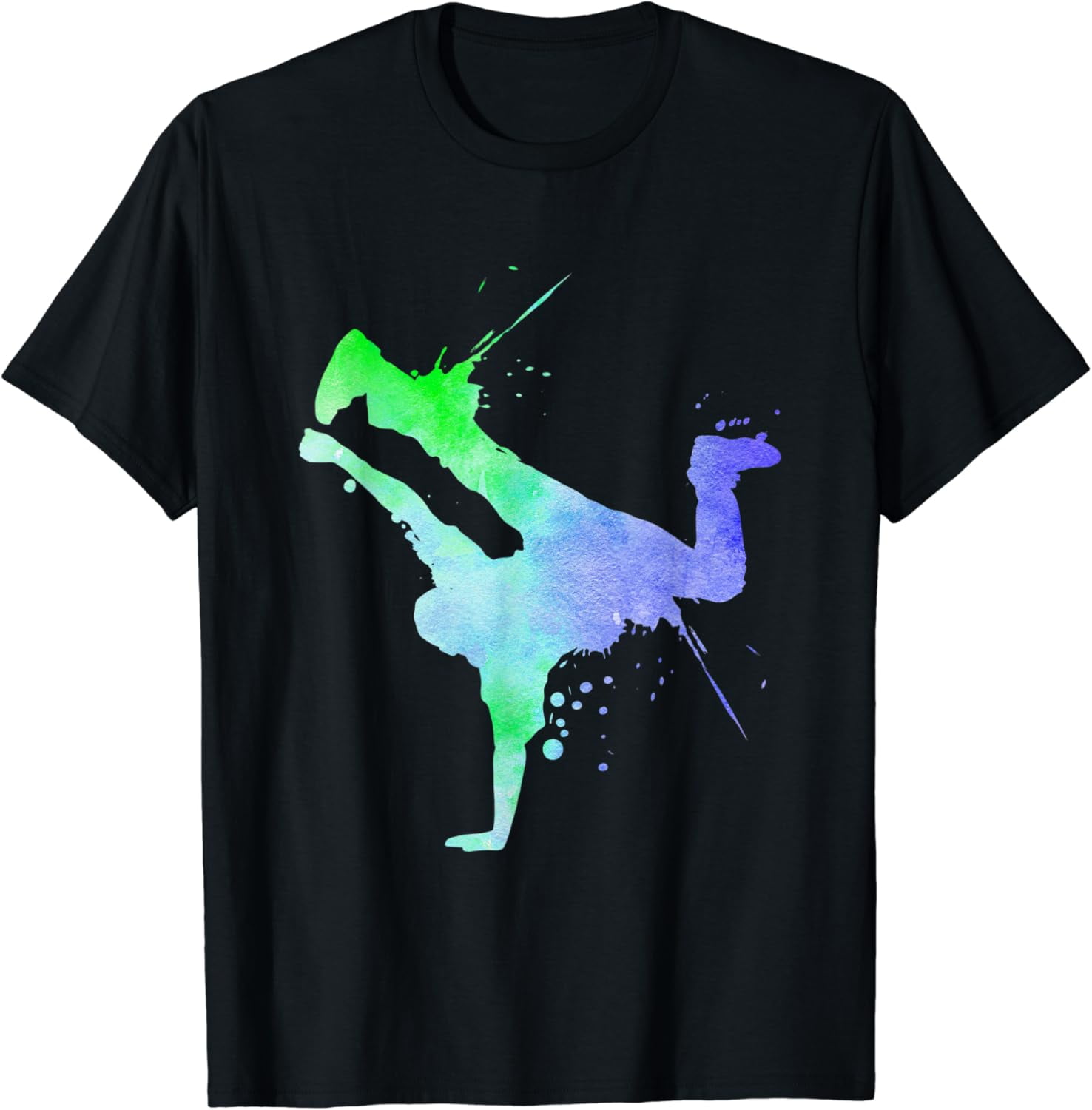 Breakdancer Graffiti Hip Hop B-Boy Street Art Breakdance T-Shirt ...