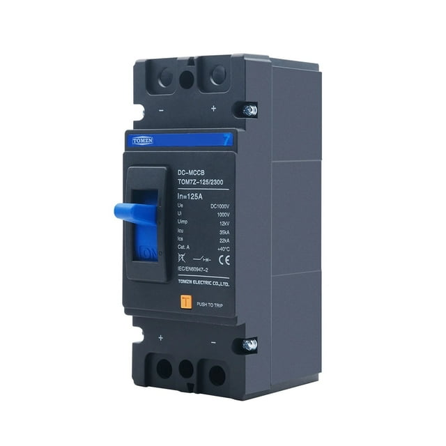 Breaker 2P DC 1000V DC Solar Molded Case Circuit MCCB Overload ...