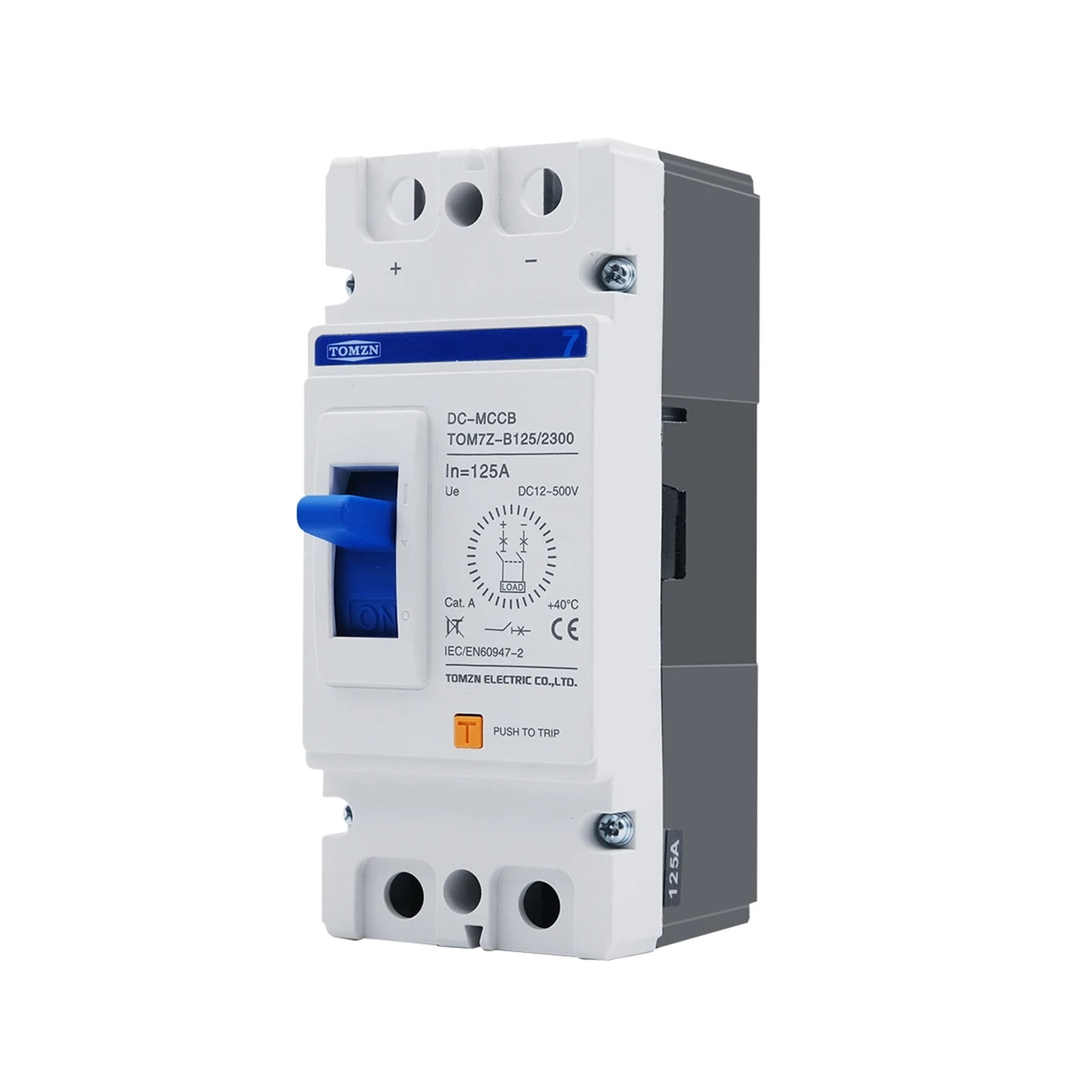 Breaker 2P DC B curve 500V DC Solar Molded Case Circuit MCCB Overload Protection Switch ...