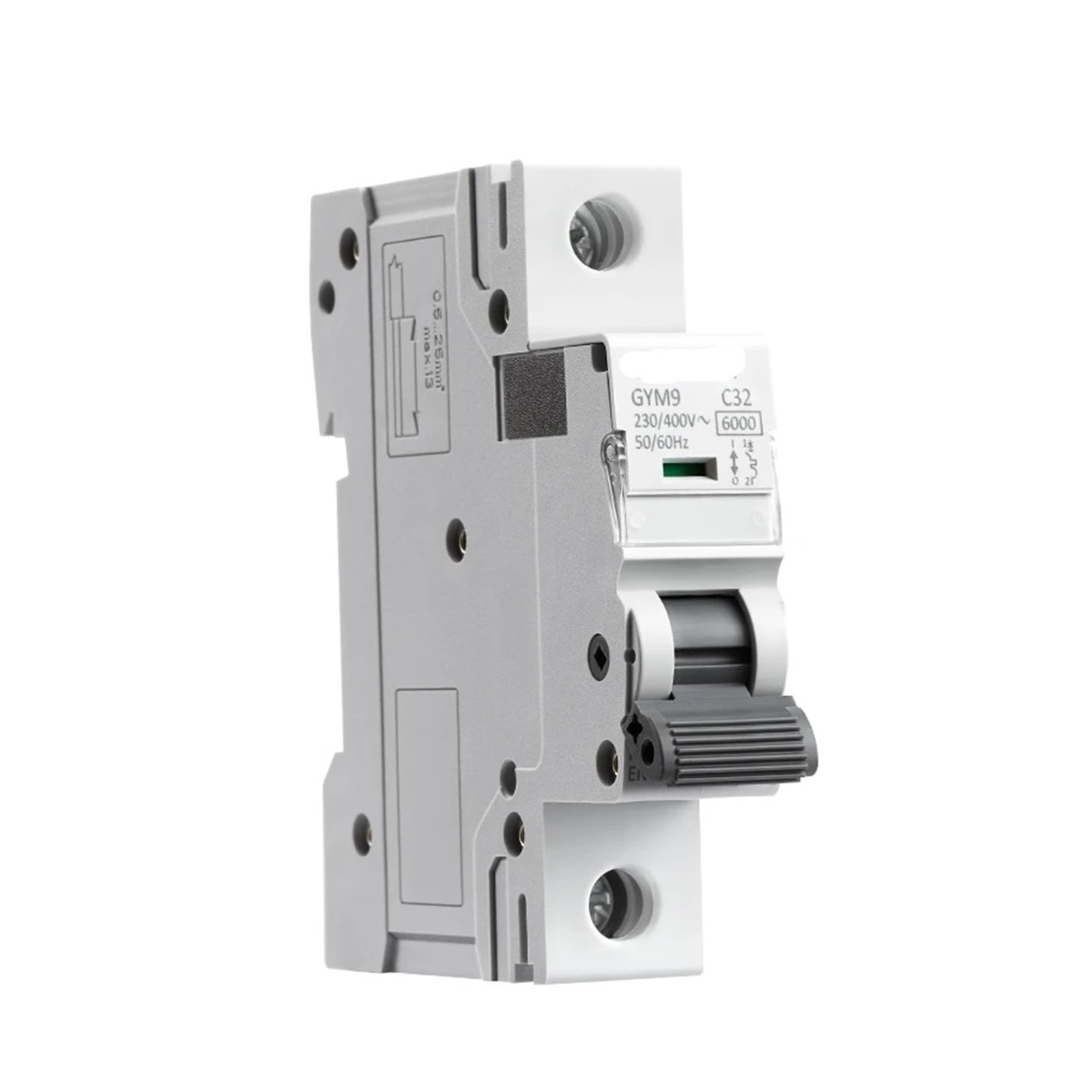 Breaker GYM9 1P Din Rail 220V 400V Circuit 6A-63A AC Type 6KA Breaking ...