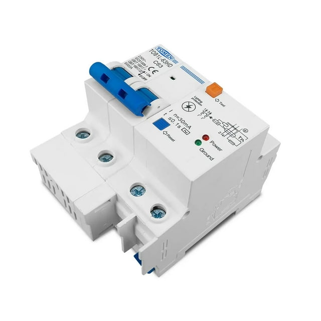 Breaker Residual current circuit Main switch with surge protector MCB ...