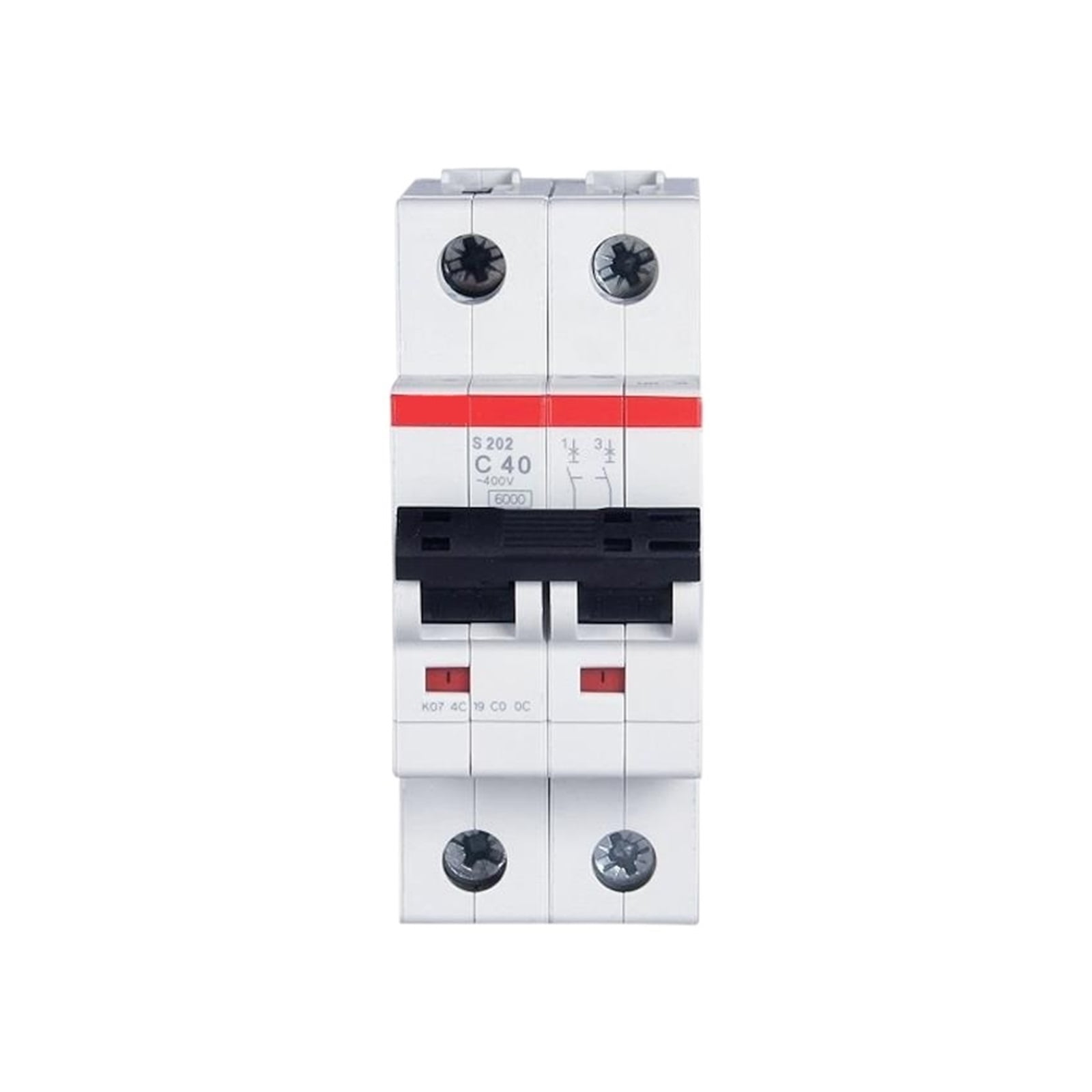 Breaker S200 S202 Range 2P Miniature Circuit Breaker S202 S202 CType MCB1 2 3 4 6 10 16 20 25 32 ...