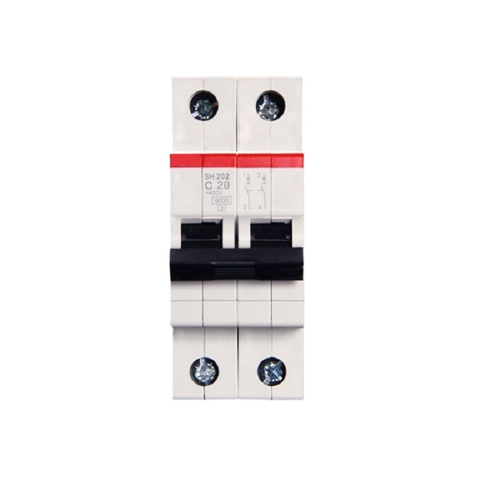 Breaker SH202 Miniature Circuit Breaker SH202 2P TYPE C 6A 10A 16A 20A 25A 32A 40A 50A 63A ...
