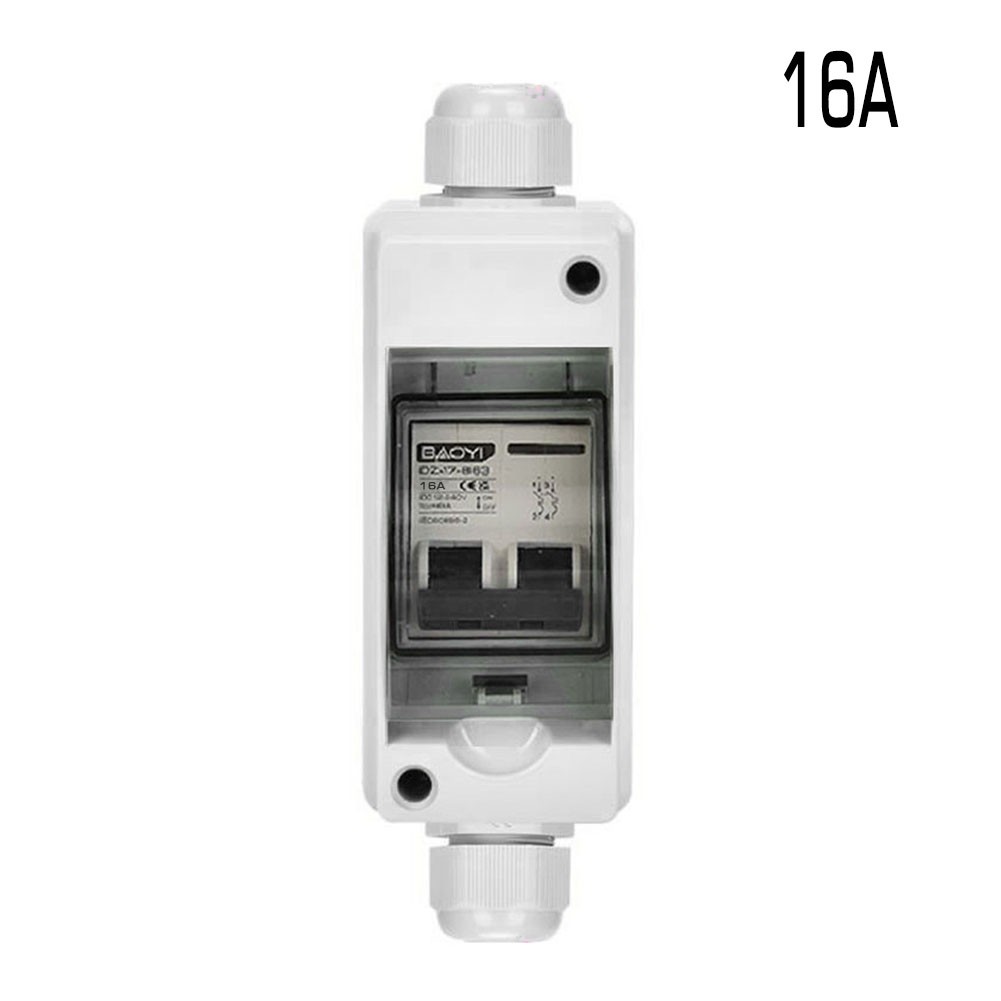 Breakers Combiner Box Waterproof AC Circuit Breaker for Solar ...