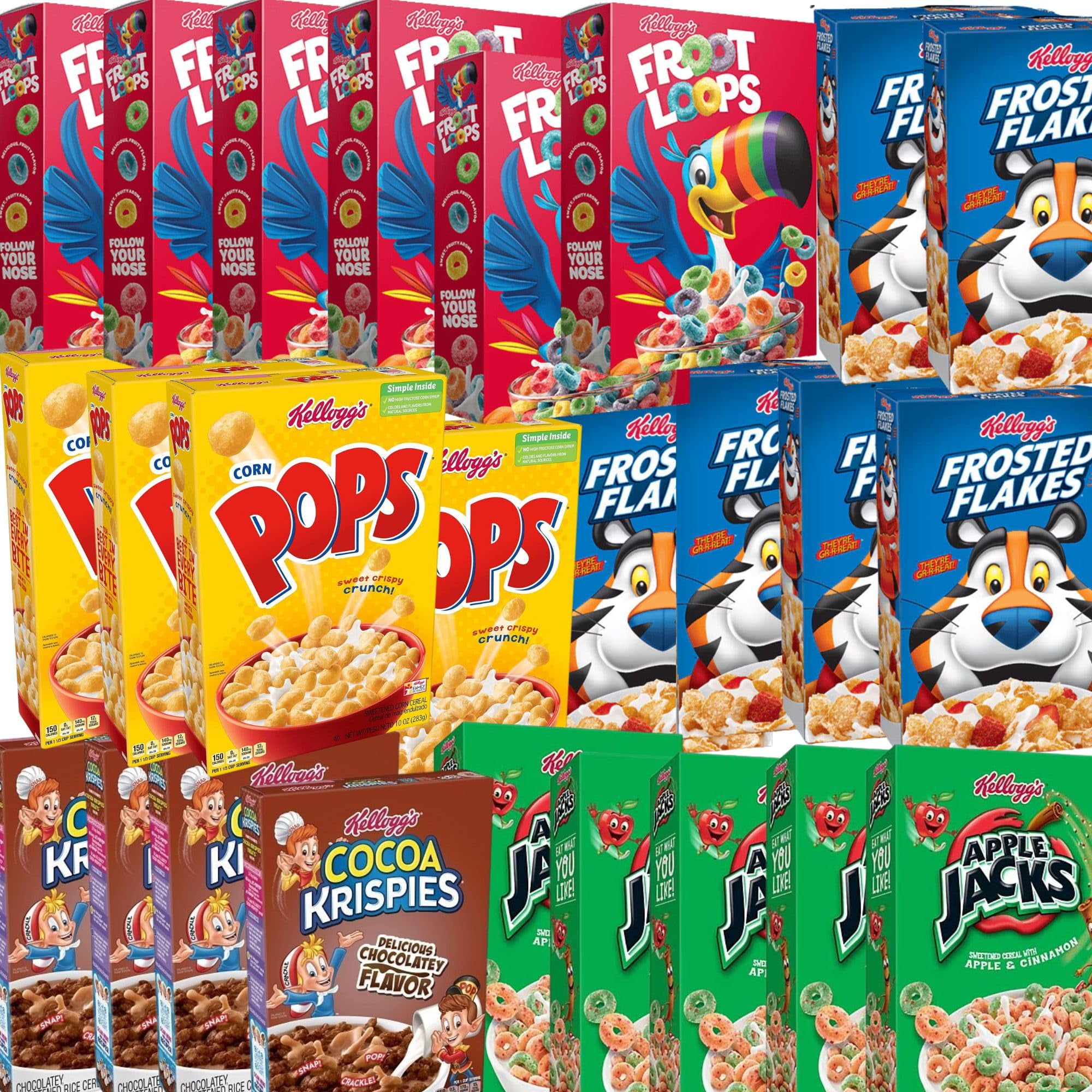 Breakfast Cereal Variety CORNET Mini Boxes - Breakfast On The Pack Cold ...