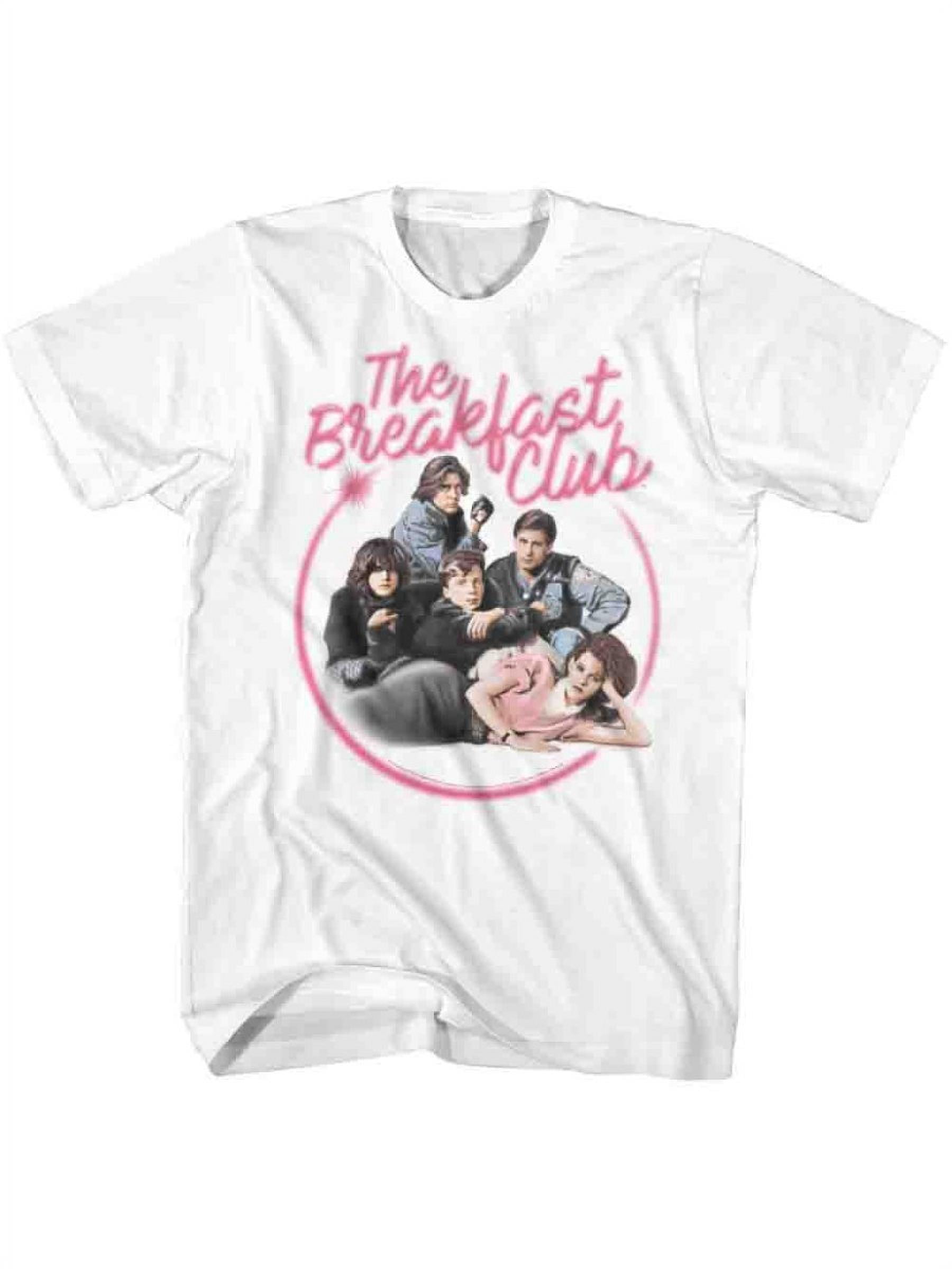 Breakfast Club 80s Teen Movie Film Whole Crew Airbrushed Logo Adult T ...