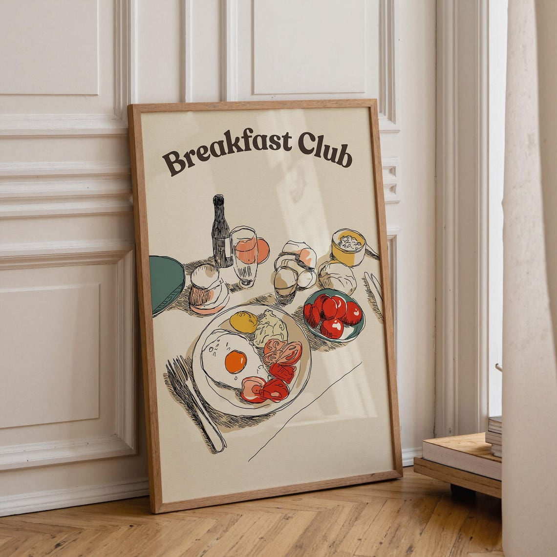 Breakfast Club Kitchen Illustrated Breakfast Food Illustration Brunch ...