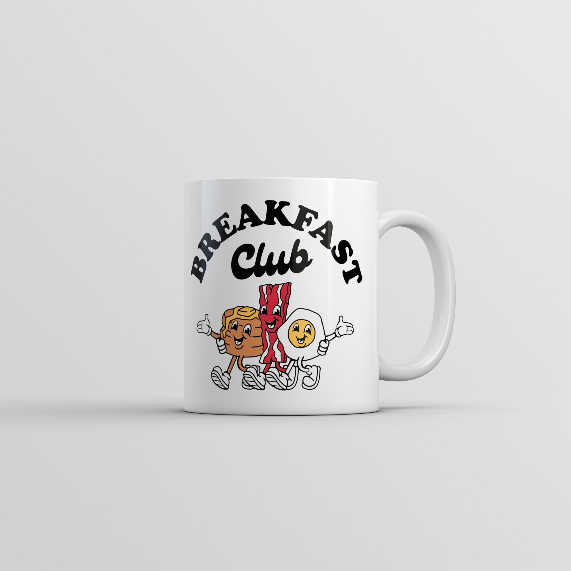 Breakfast Club Mug Funny Eggs Bacon Graphic Novelty Coffee Cup ...